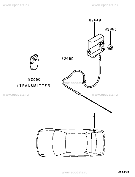 Relay,flasher & sensor for Mitsubishi Lancer SNJ - Genuine parts - Amayama