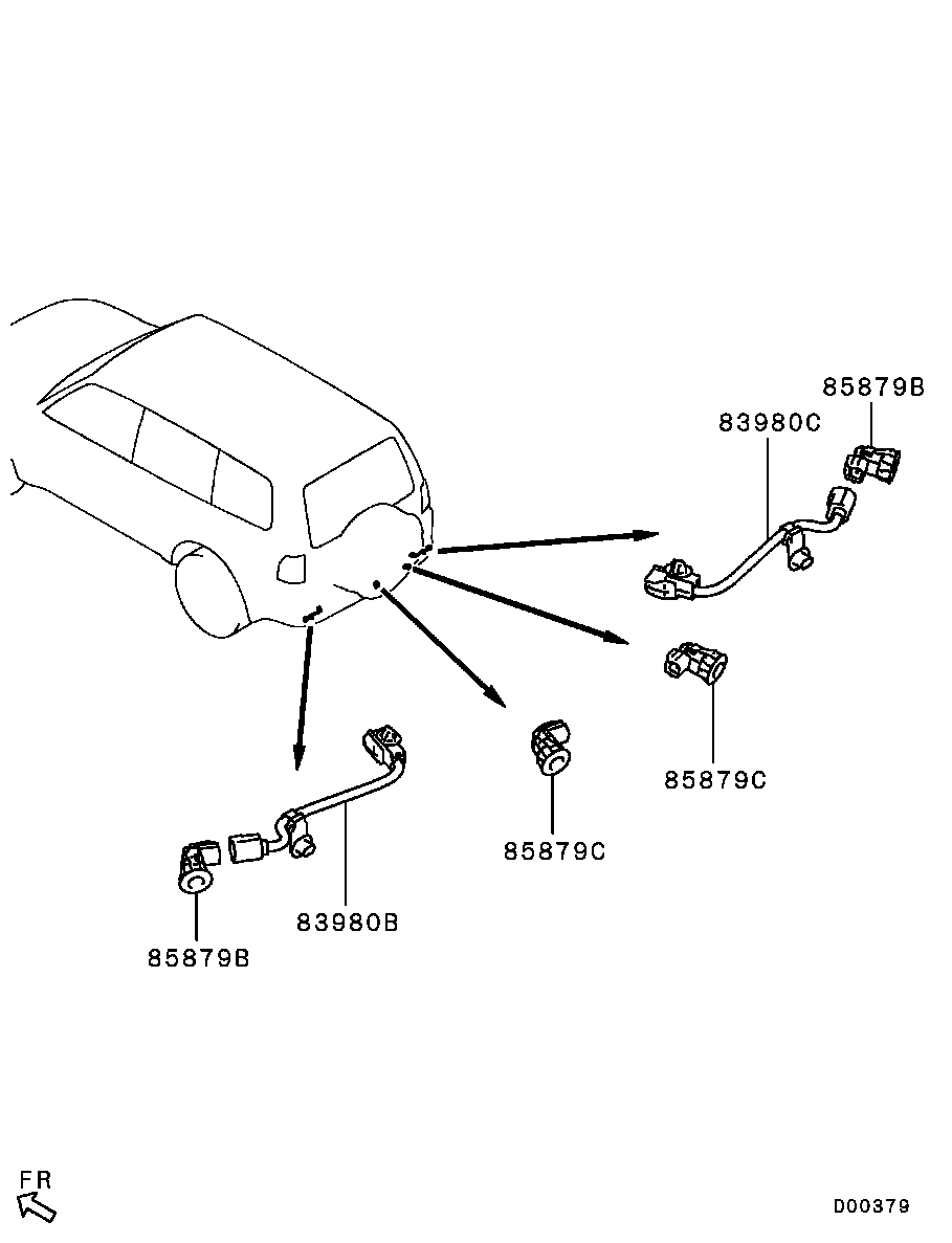 Relay,flasher & sensor for Mitsubishi Pajero V93W, GLS(NSS4/7SEATER ...