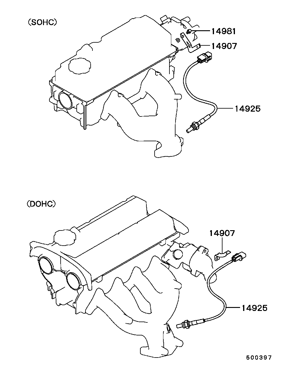 Electrical control for Mitsubishi Lancer CK2A, MX-SALOON G(DOHC),4FA/T ...