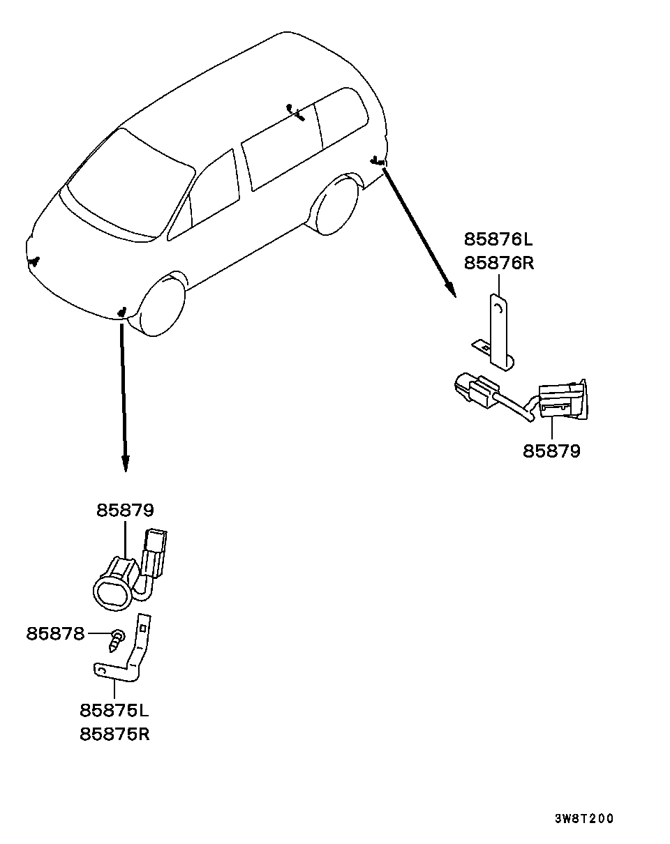 Relay,flasher & sensor for Mitsubishi Delica Space Gear PD6W, EXCEED ...