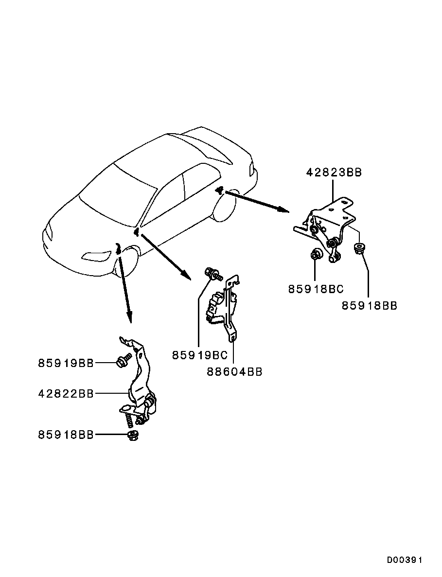 Relay,flasher & sensor for Mitsubishi Lancer CT9A, EVOLUTION-8/8-MR/9/9 ...